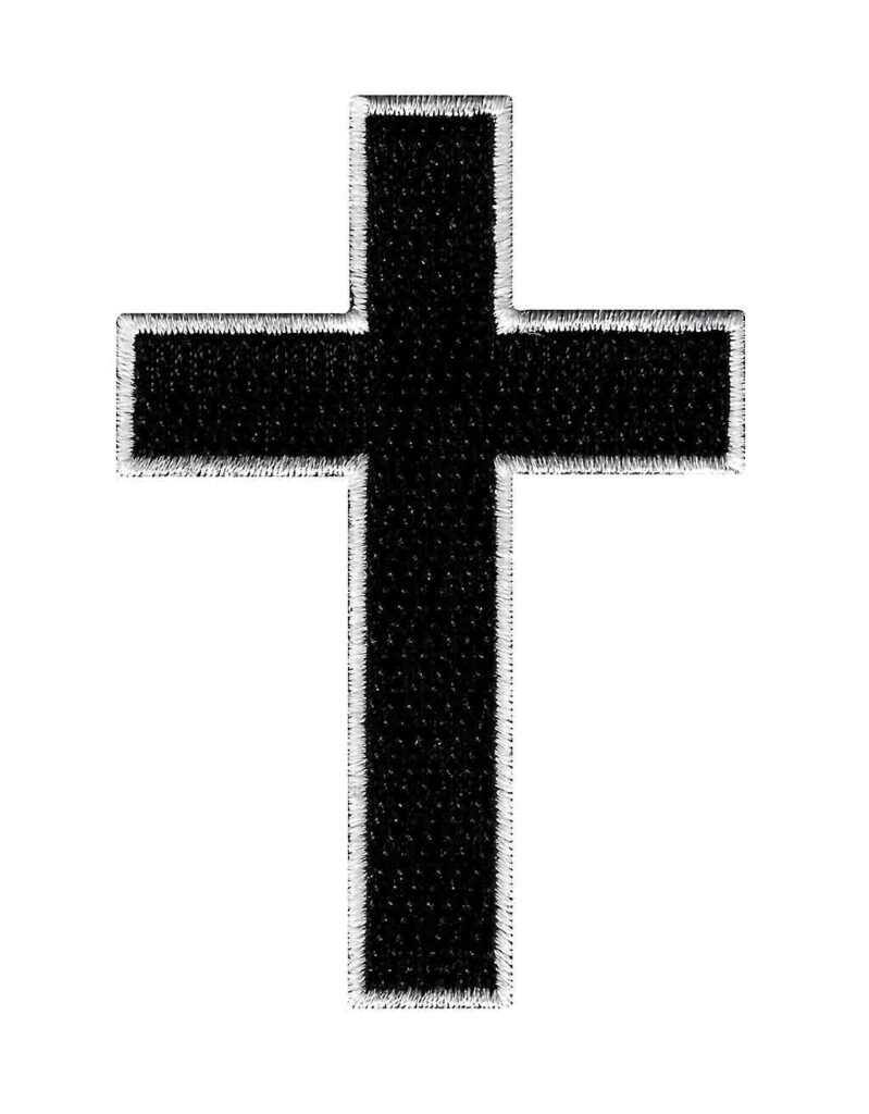 Exploring Best Beauty of Black-White Cross Embroidery Patches - Papa ...