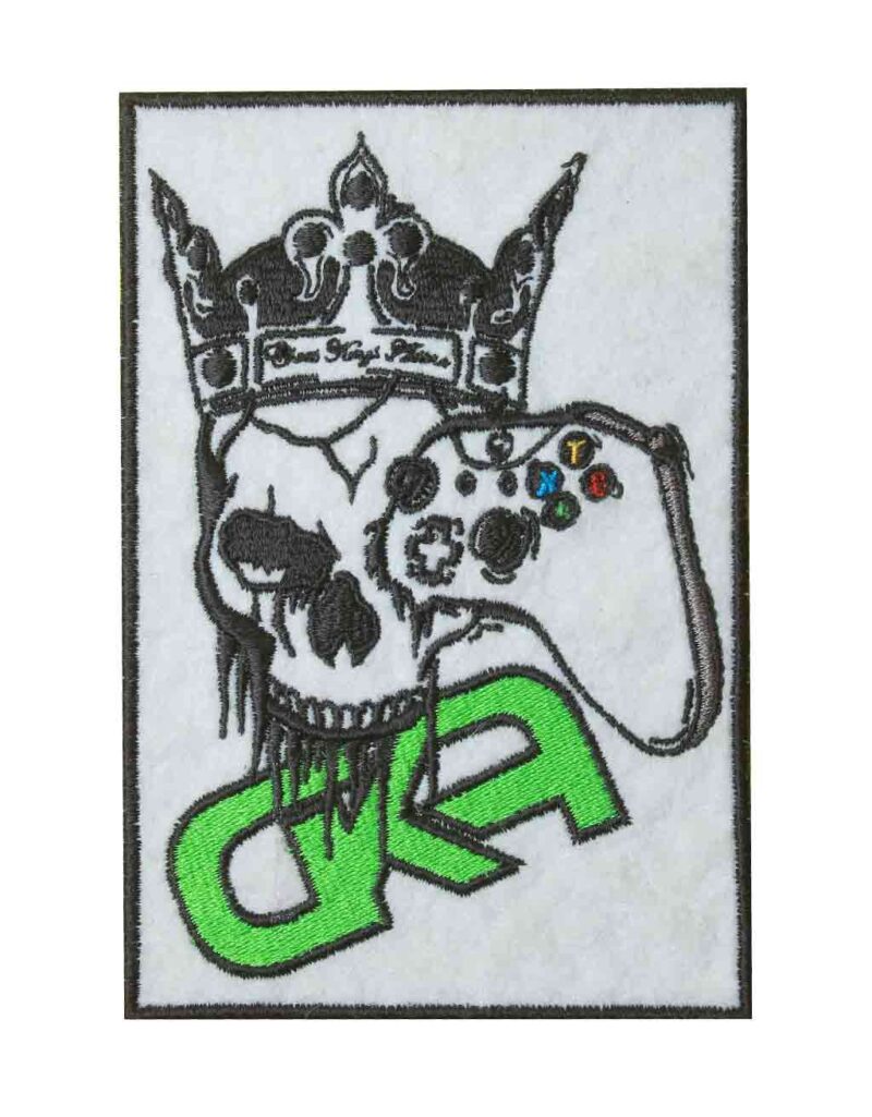 CKA Skull Gaming Embroidery Patches: Unleashing Best Power of Gaming in ...