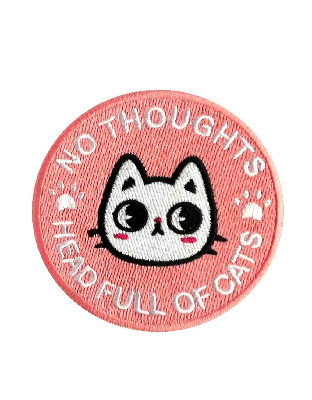 Unraveling Best Whimsy of No Thoughts, Head Full of Cats Embroidery ...